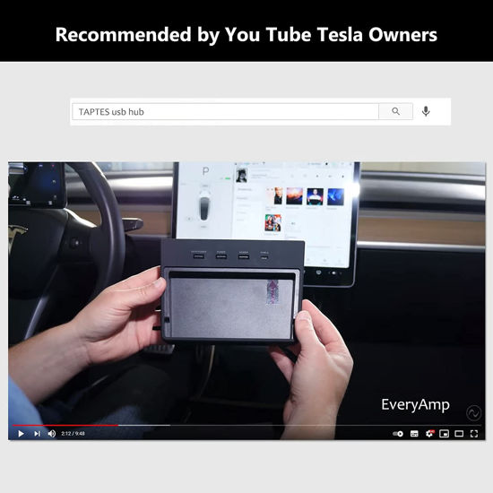 GetUSCart- TAPTES USB Hub 5 in 1 Ports for Tesla Model 3 Before June ...