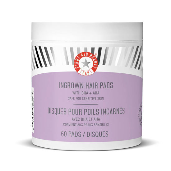 GetUSCart- First Aid Beauty Ingrown Hair Pads with BHA & AHA - Daily ...