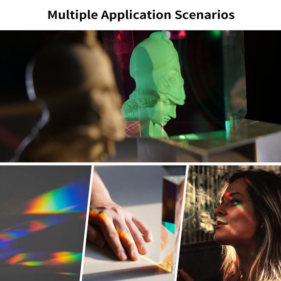 GetUSCart- Meking Optical Prism Photography Set, Triangular Prism ...