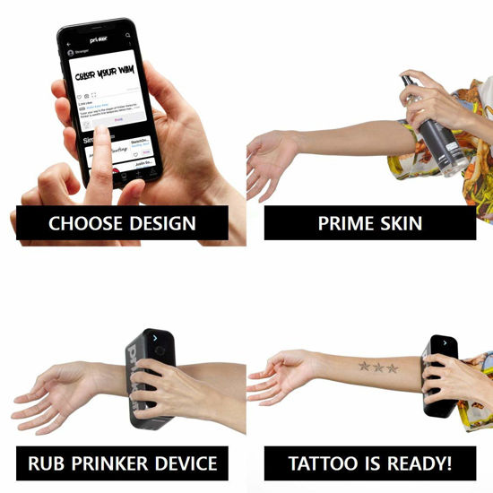 GetUSCart- Prinker S Temporary Tattoo Device Package for Your Instant ...