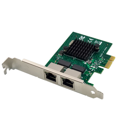 GetUSCart- Dual-Port PCIe Gigabit Ethernet Server Adapter with NetXtreme BCM5720-2P Chipset PCI ...