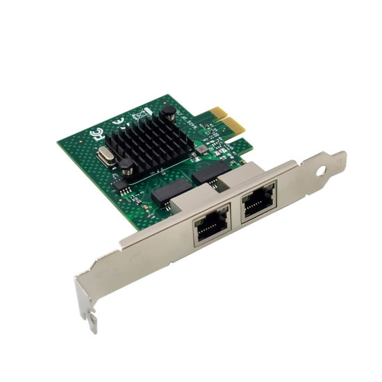 GetUSCart- Dual-Port PCIe Gigabit Ethernet Server Adapter with NetXtreme BCM5720-2P Chipset PCI ...