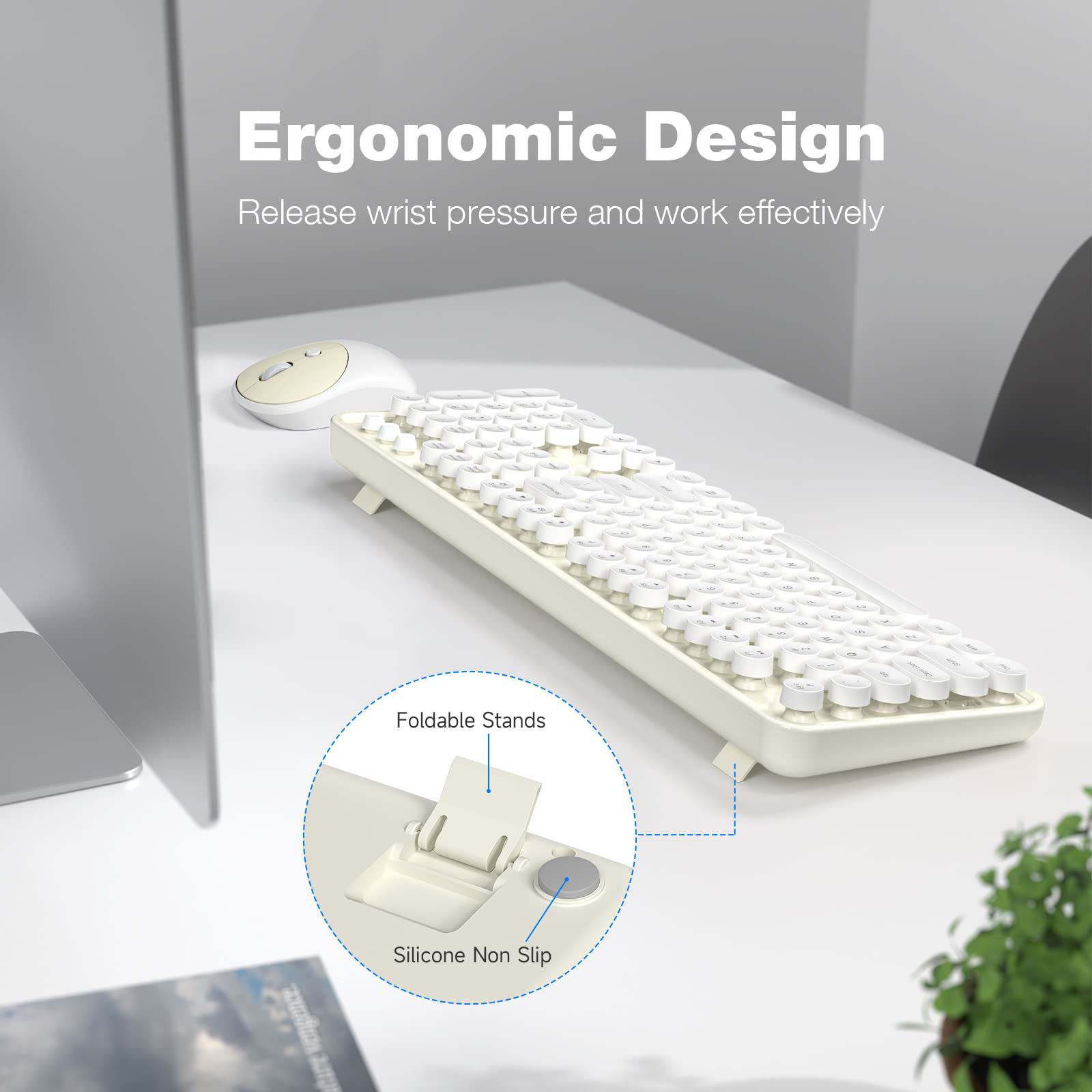 GetUSCart- MOFII Wireless Keyboard and Mouse Combo, Computer Full Size ...