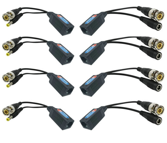 GetUSCart- EAGLEWATCH Ultra-Compact Video Balun 8-Pack | 4 Pairs ...