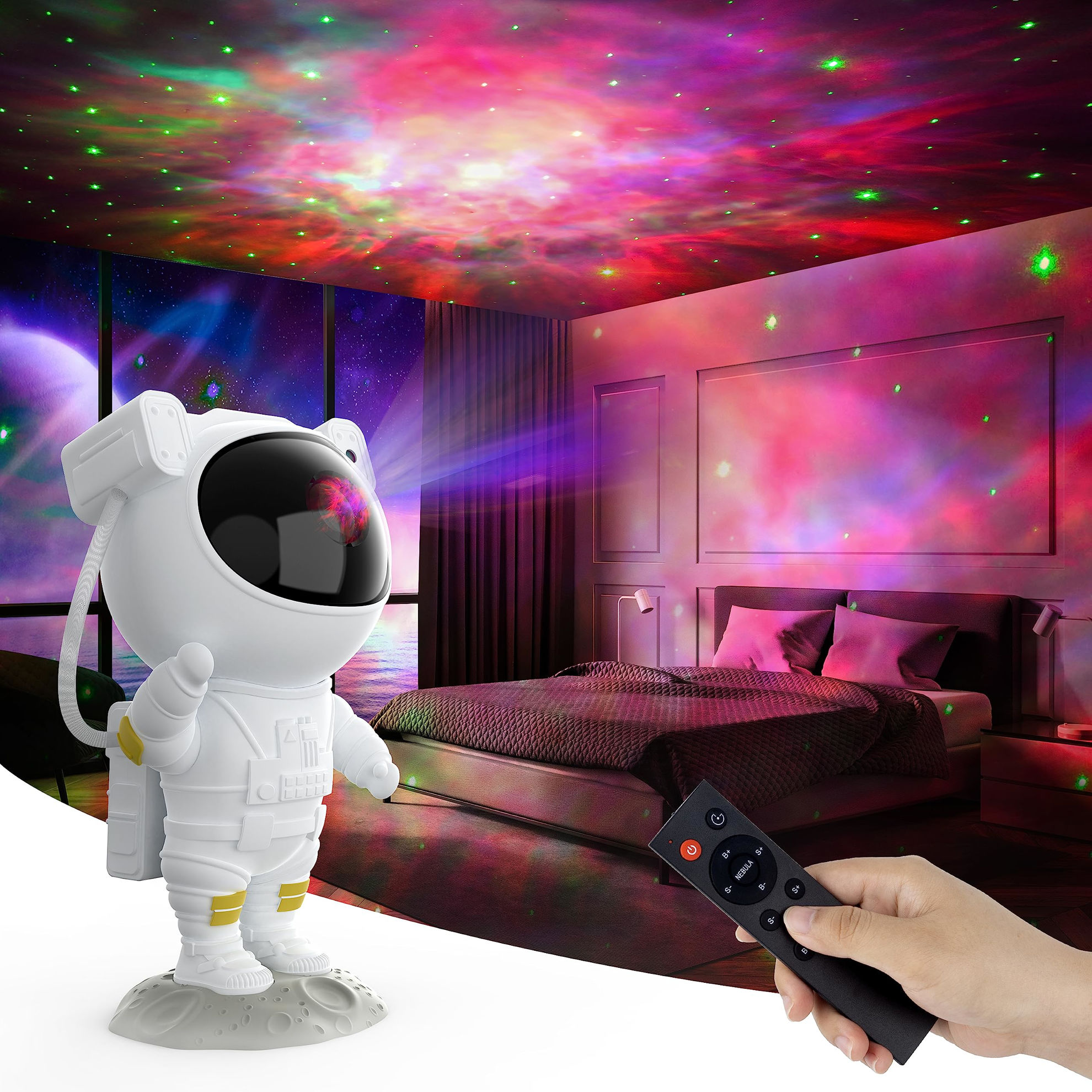 GetUSCart- itayak Astronaut Star Projector, Galaxy Space Projector ...