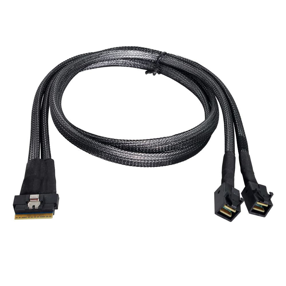 GetUSCart- NFHK PCI-E Ultraport Slimline SAS Slim 4.0 SFF-8654 8i 74pin ...