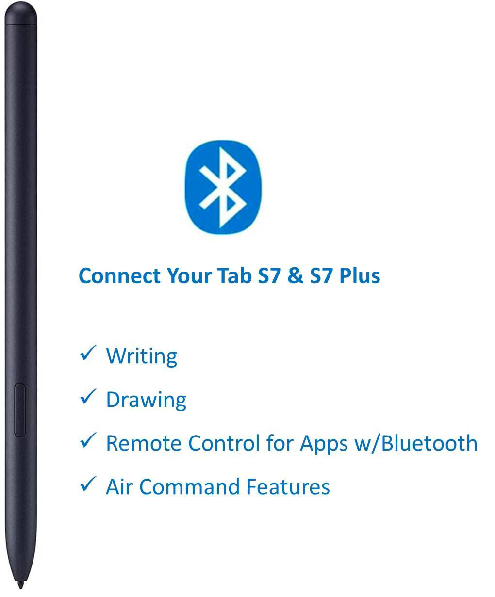GetUSCart- Tab S7 S Pen [withBluetooth] [Pen Tips 0.7mm] [4096 Pressure ...