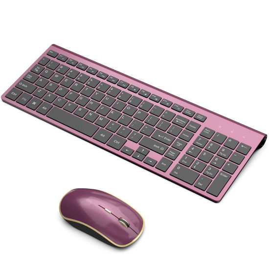 GetUSCart- Wireless Keyboard Mouse Combo,J JOYACCESS 2.4G Compact and ...