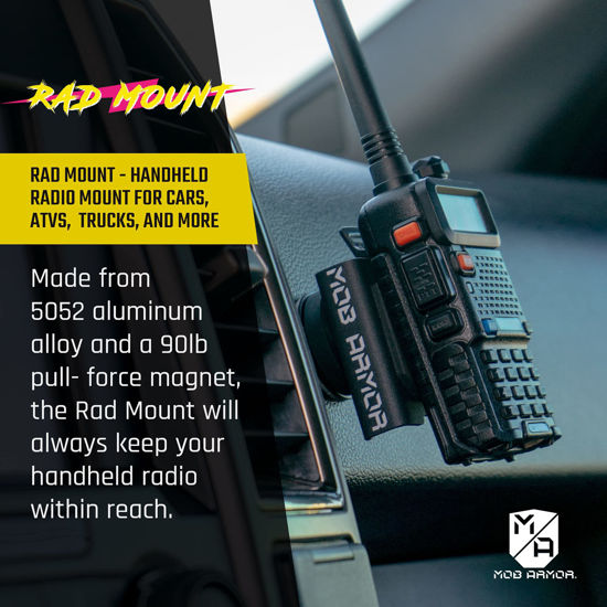 GetUSCart- Mob Armor Rad Mount - Car Radio Dual Magnetic Mounting Kit ...