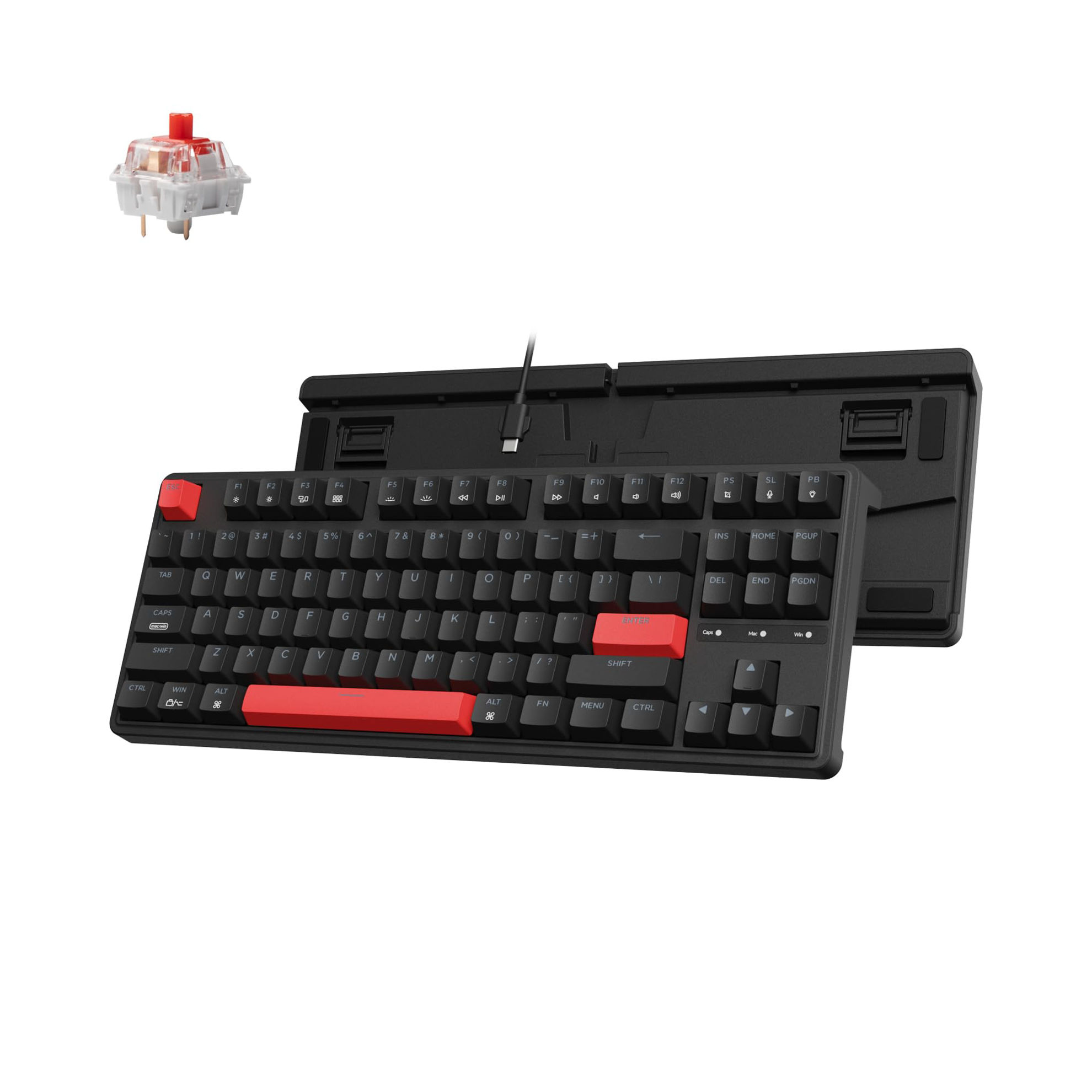 GetUSCart- Keychron C3 Pro QMK/VIA Gasket Mount Gaming Keyboard, TKL ...