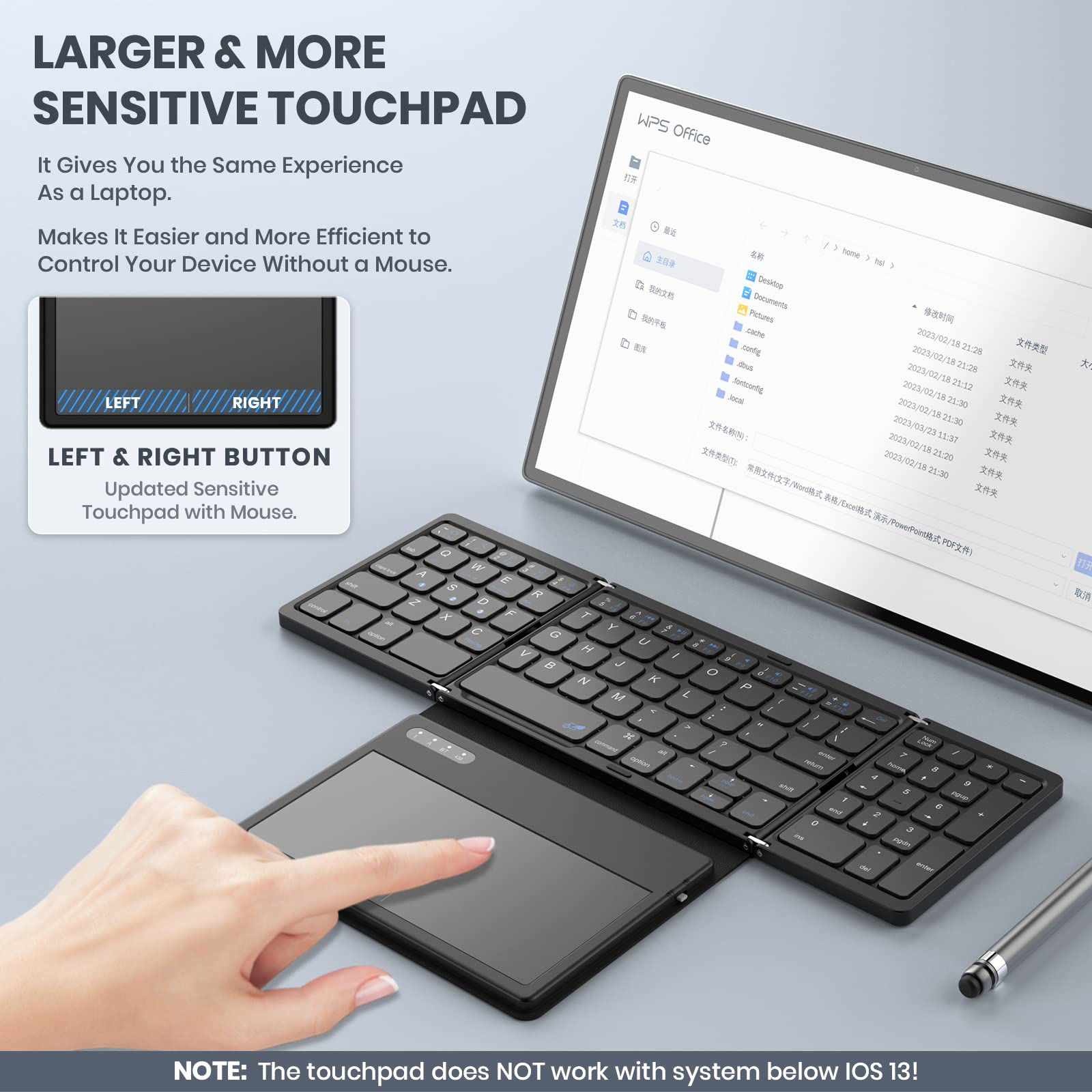 GetUSCart- GEODMAER Foldable Bluetooth Keyboard, Portable Full Size ... GetUSCart- GEODMAER Foldable Bluetooth Keyboard, Portable Full Size ...