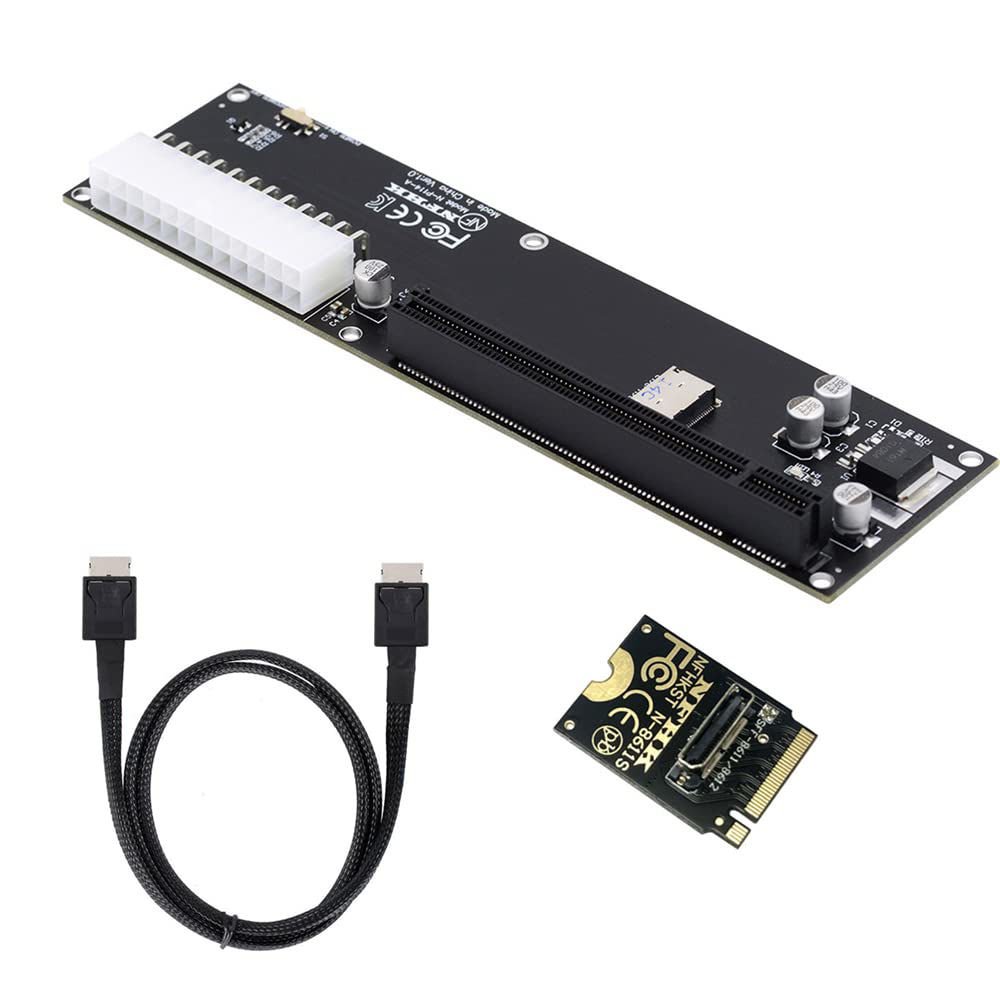 GetUSCart- NFHK PCI-E 3.0 M.2 M-Key to Oculink SFF-8612 SFF-8611 Host Adapter for GPD Win Max2 ...