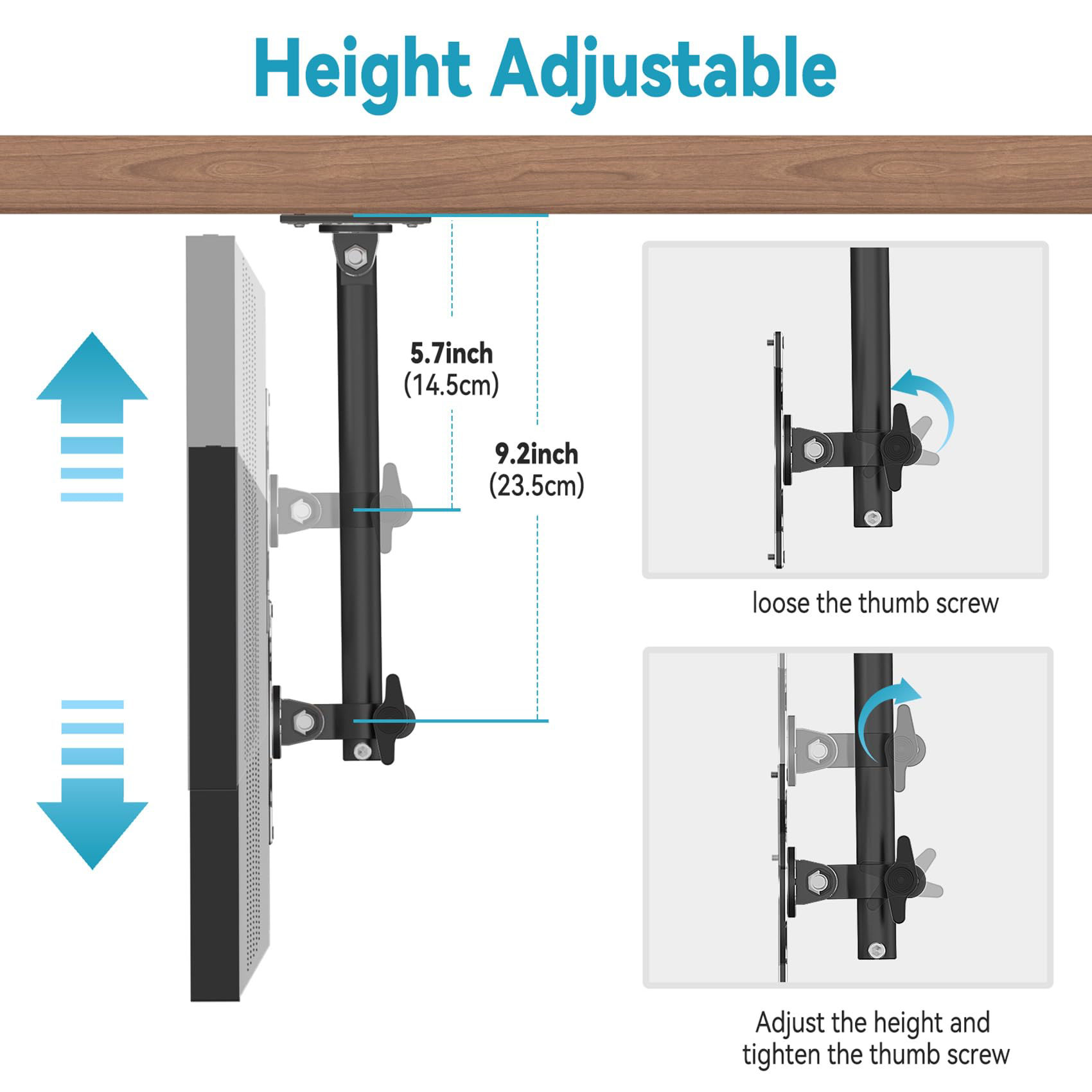 GetUSCart- Letlar Show 15 Kitchen Under-Cabinet Mount, Adjustable ...