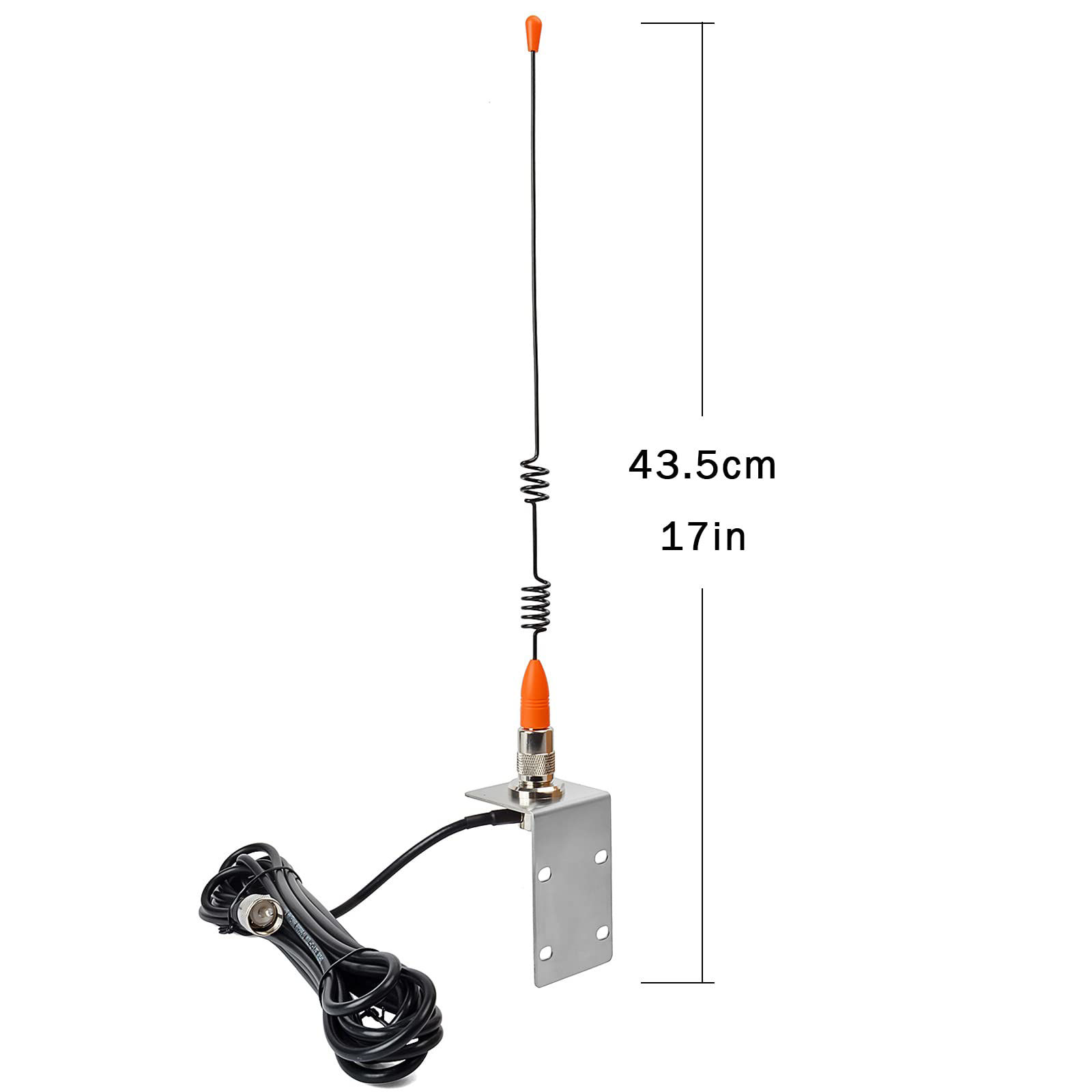 GetUSCart- TWAYRDIO 13.6" VHF Antenna for Marine Radio, VHF Radio ...