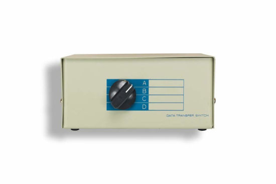 GetUSCart- KENTEK DB9 Male 4 Way Manual Data Switch Box RS-232 D-Sub 9 ...