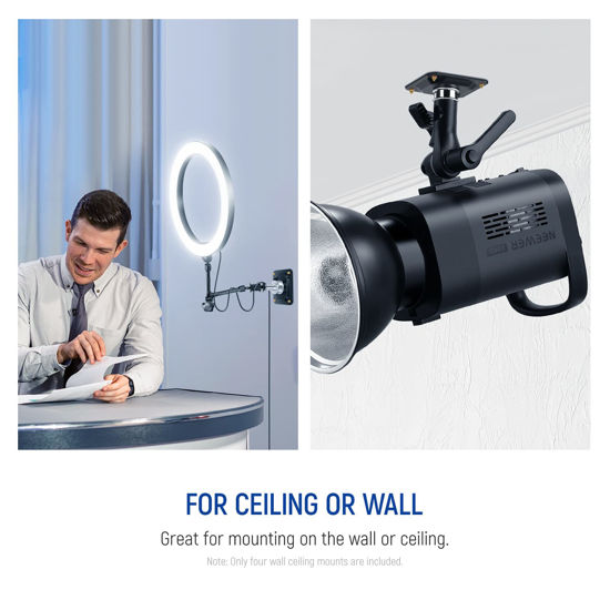 GetUSCart- NEEWER Ceiling Mount, Wall and Ceiling Mount Adapter with 5/ ...