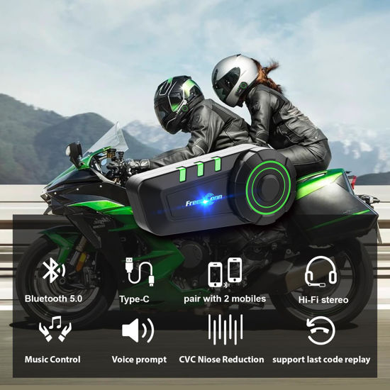 GetUSCart- FreedConn Motorcycle Bluetooth Headset KY Bluetooth Helmet ...