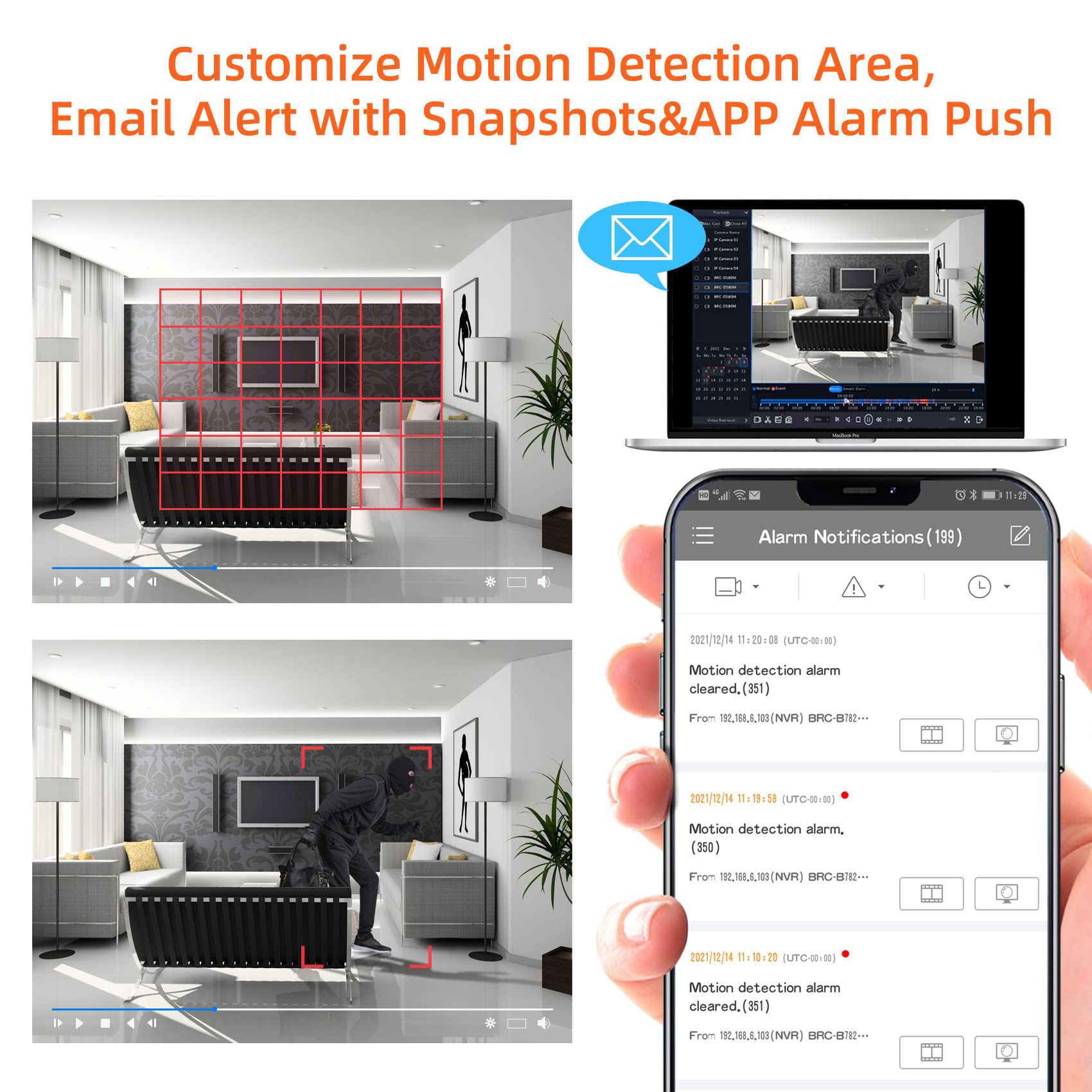 GetUSCart- Brillcam 4K PoE Security Camera System, Complete ...