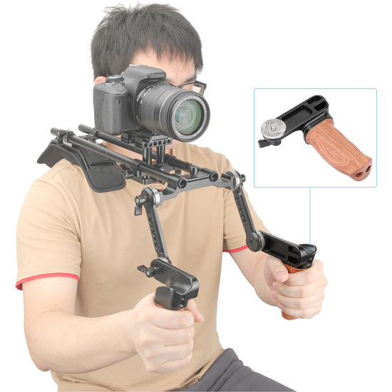 GetUSCart- CAMVATE Ergonomic Wooden Hand Grip with Rosette M6 Thread ...