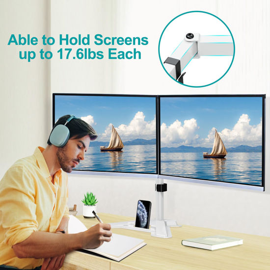 GetUSCart- MOUNT PRO Dual Monitor Stand - Free Standing Full Motion ...