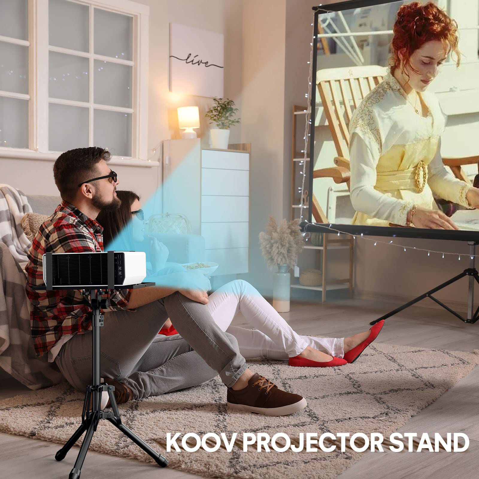 GetUSCart- Projector Stand Adjustable Height 20" to 61", Foldable ...