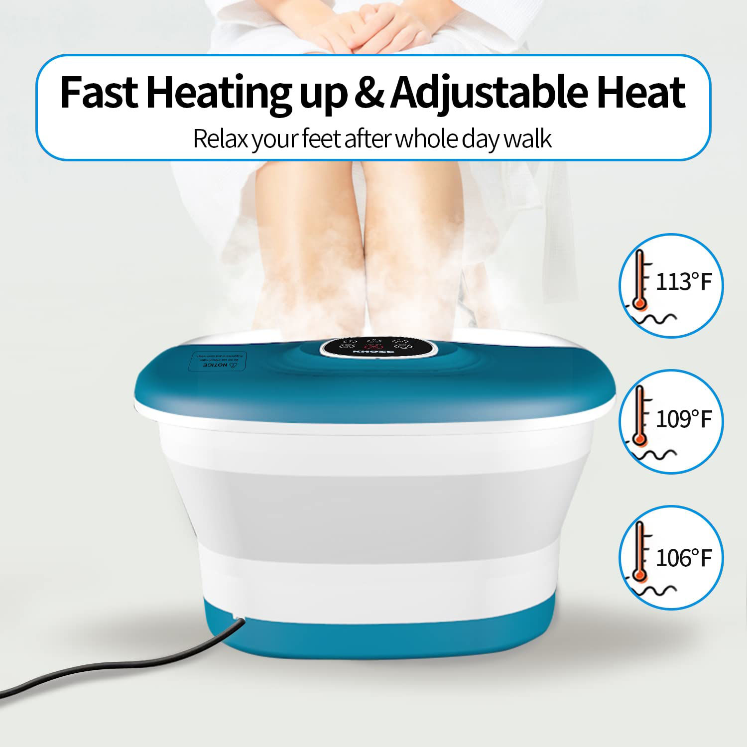 GetUSCart- Foot Bath Spa with Heat and Massage and Jets, 16 Massage ...