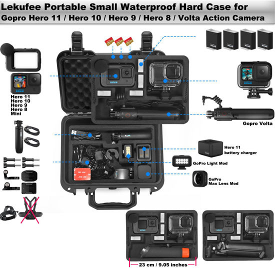 GetUSCart- Lekufee Waterproof Hard Case Compatible with Gopro Hero 12 ...
