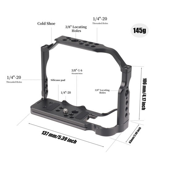 GetUSCart- FocusFoto Camera Cage for Canon EOS R10 Mirrorless Camera ...