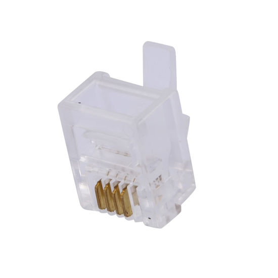 GetUSCart- LanSenSu 25 Pack RJ11 Plug 6P4C Phone Modular Telephone Cord ...