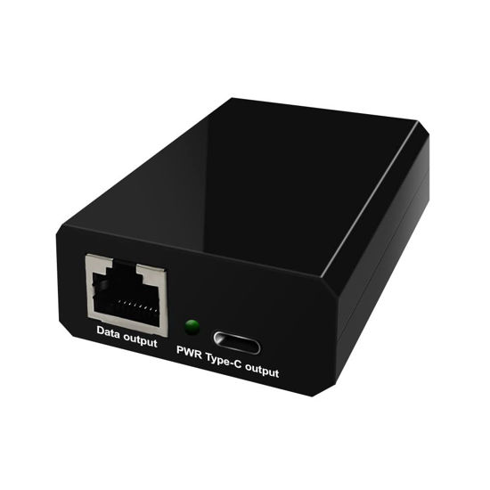 GetUSCart- HYN@NET 60W Gigabit PoE++ Splitter IEEE802.3bt to USB-C ...