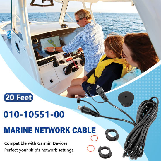 GetUSCart- Bonbo 010-10551-00 Marine Network Cable 20 Feet with Split ...