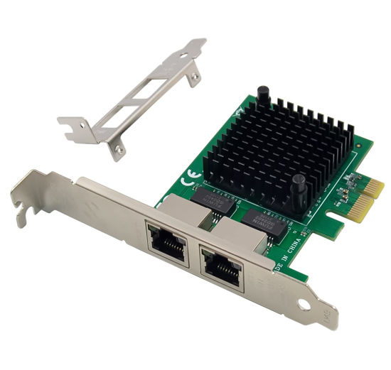 GetUSCart- Dual PCIe 3.1 2.5GBase-T Network Adapter with Intel I225-V ...