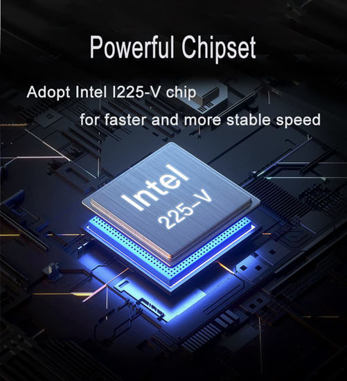 GetUSCart- Dual PCIe 3.1 2.5GBase-T Network Adapter with Intel I225-V ...