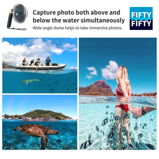 GetUSCart- YALLSAME Dome Waterproof Case for GoPro Hero 11 10 9 Black ...