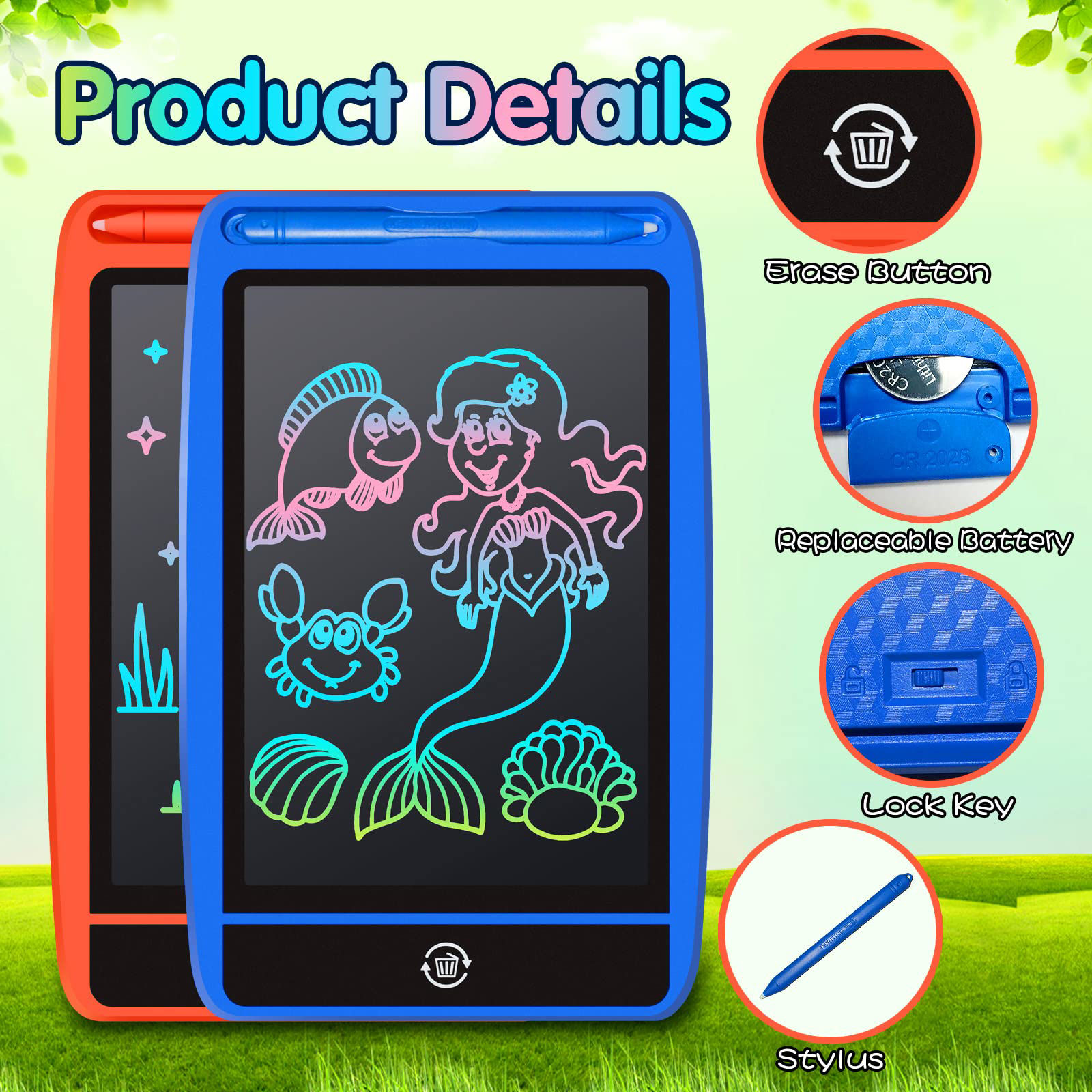 GetUSCart- 12 Pack LCD Writing Tablet for Kids 3 Years Old and up, 8.5 ...