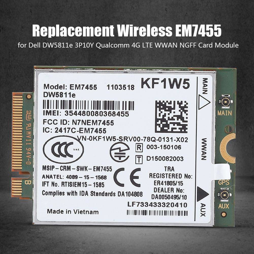 GetUSCart- EM7455 Card Wireless 4G LTE WWAN NGFF Module for Dell ...