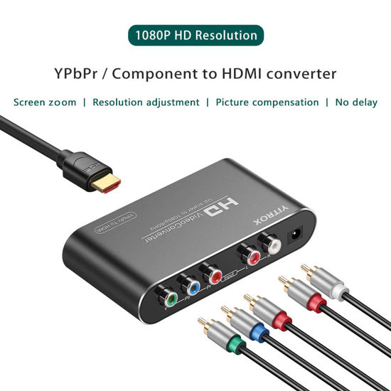 GetUSCart- Component to HDMI Converter Upscaler, YPbPr to HDMI ... GetUSCart- Component to HDMI Converter Upscaler, YPbPr to HDMI ...