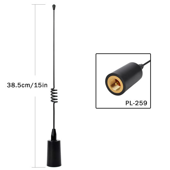 Getuscart Twayrdio Vhf Marine Antenna 156 163mhz 50w Boat Radios Antennas With 164ft Coaxial 