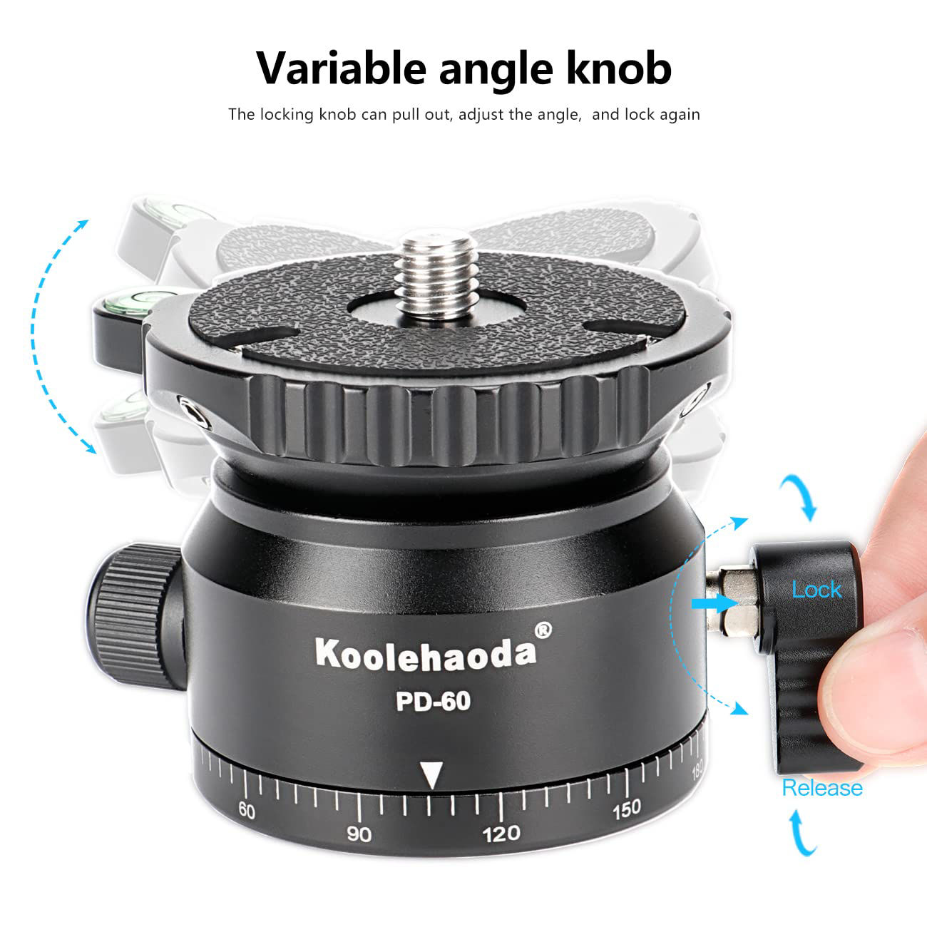 GetUSCart- Koolehaoda PD-60 Tripod Leveling Base Camera Leveller ...