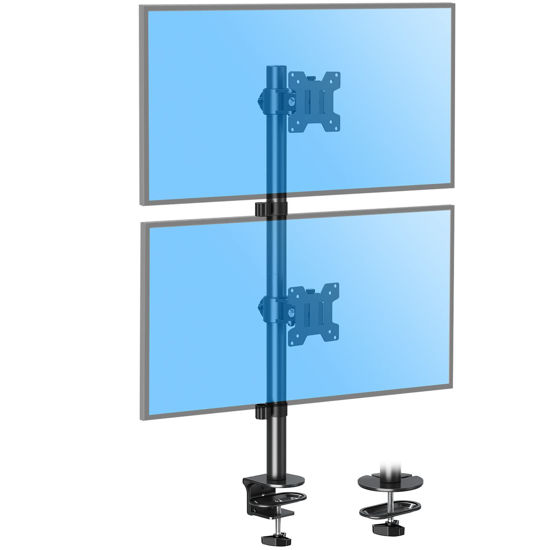 GetUSCart- MOUNTUP Dual Monitor Stand, Vertical Monitor Mount for 2 Max ...