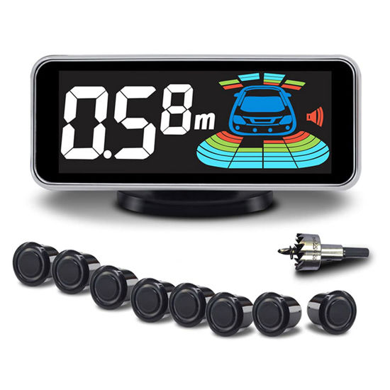 GetUSCart- ELSNU Backup Radar System Car Auto Vehicle Reverse with 8 ...