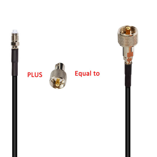 GetUSCart- HYS Heavy-Duty Barrel Spring Black Mount with SO239(UHF ...