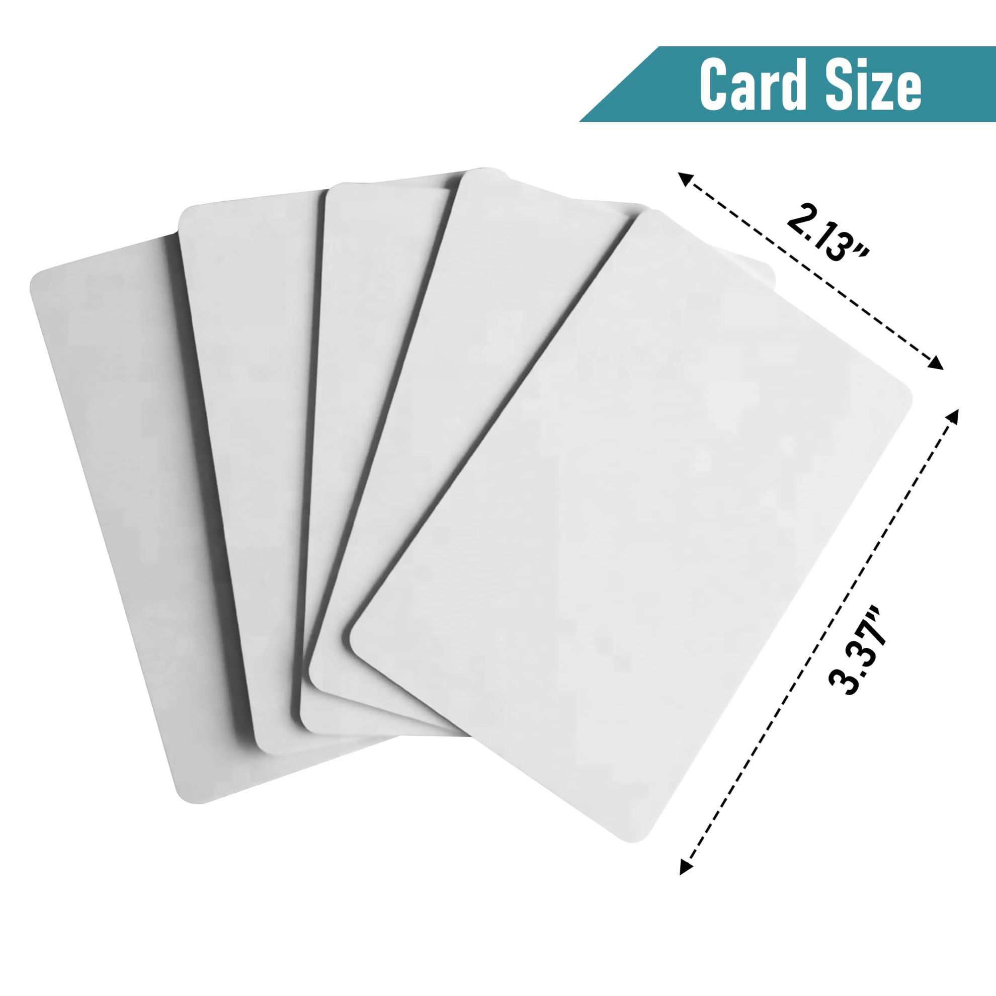 GetUSCart- E-TECH MIFARE 1K Cards Pack of 200 - 13.56MHz Plastic White ...