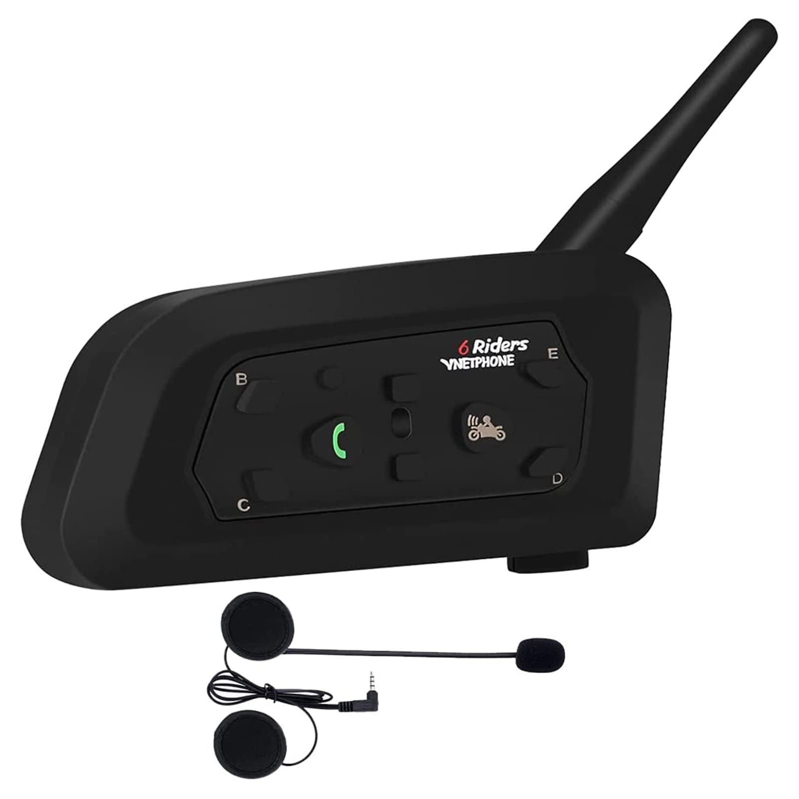 GetUSCart- Vnetphone Motorcycle V6 Bluetooth Intercom 1200M Full Duplex ...
