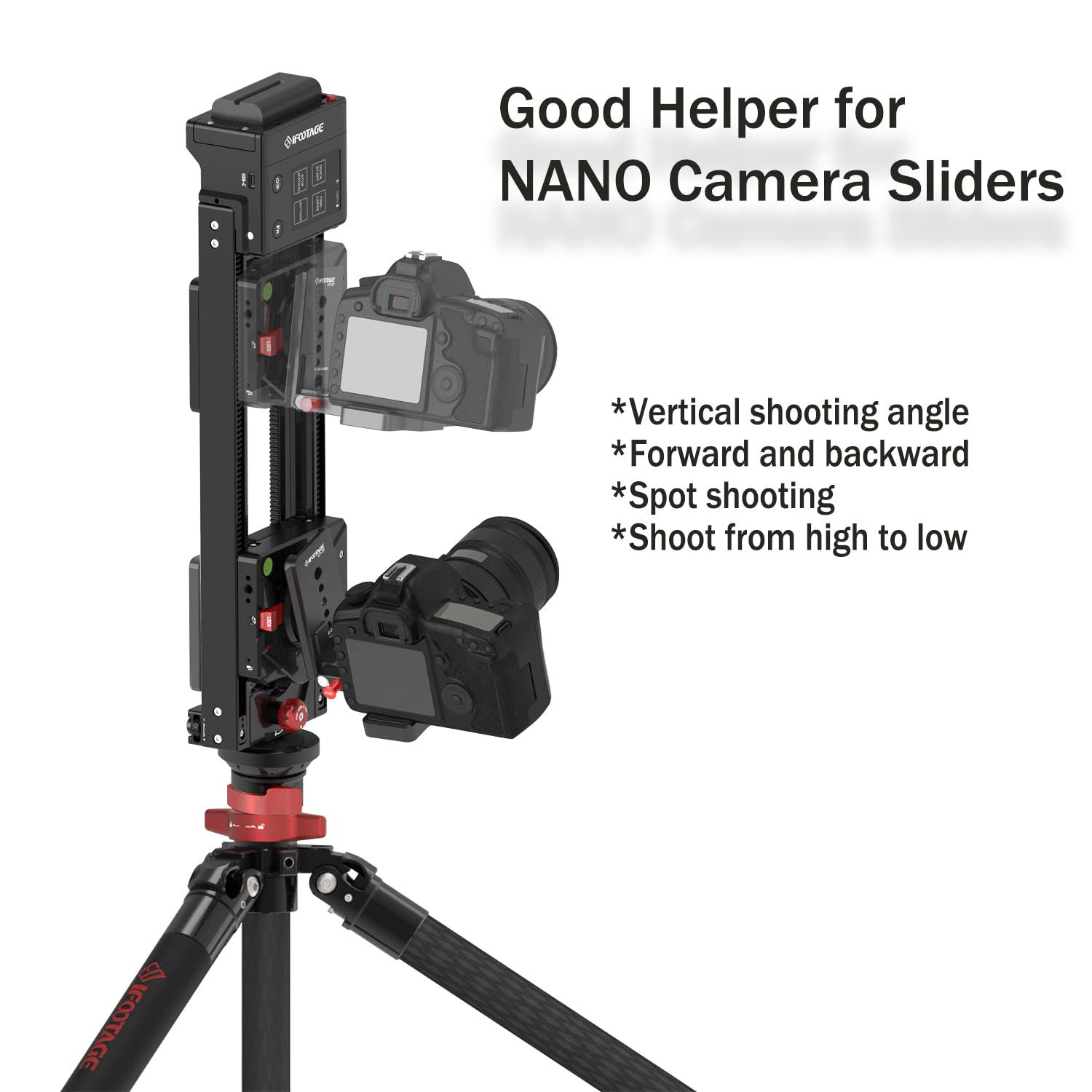 GetUSCart- IFOOTAGE Camera Plate for Slider Accessories,Aluminum Alloy ...