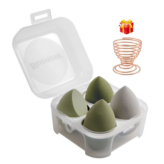 GetUSCart- 4 Pcs Makeup Sponges Blender Set - Makeup Sponges For ...