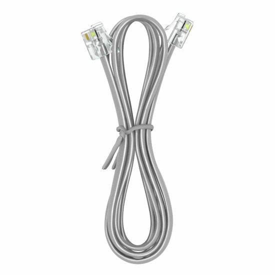GetUSCart- NECABLES Phone Cord 6ft Telephone Cord Phone Line Cord RJ11 ...