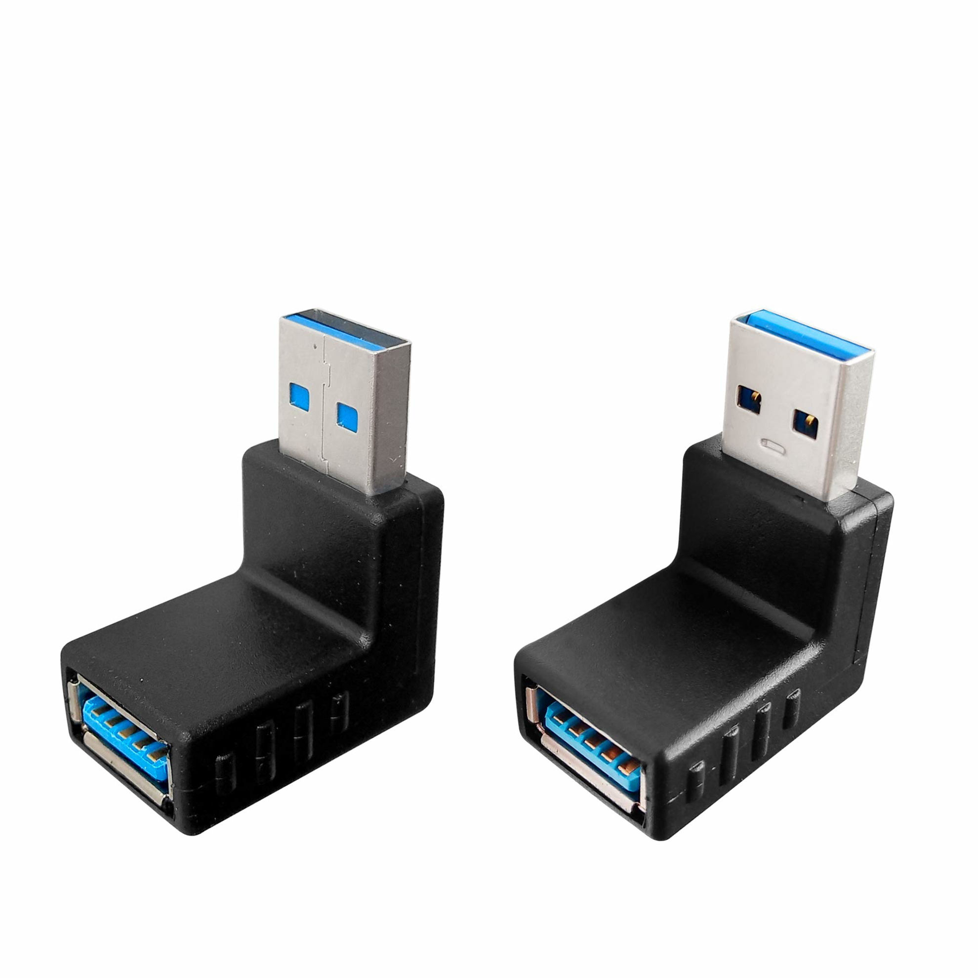 GetUSCart- USB 3.0 Male to Female 90 Degree Right Angle Extension ...