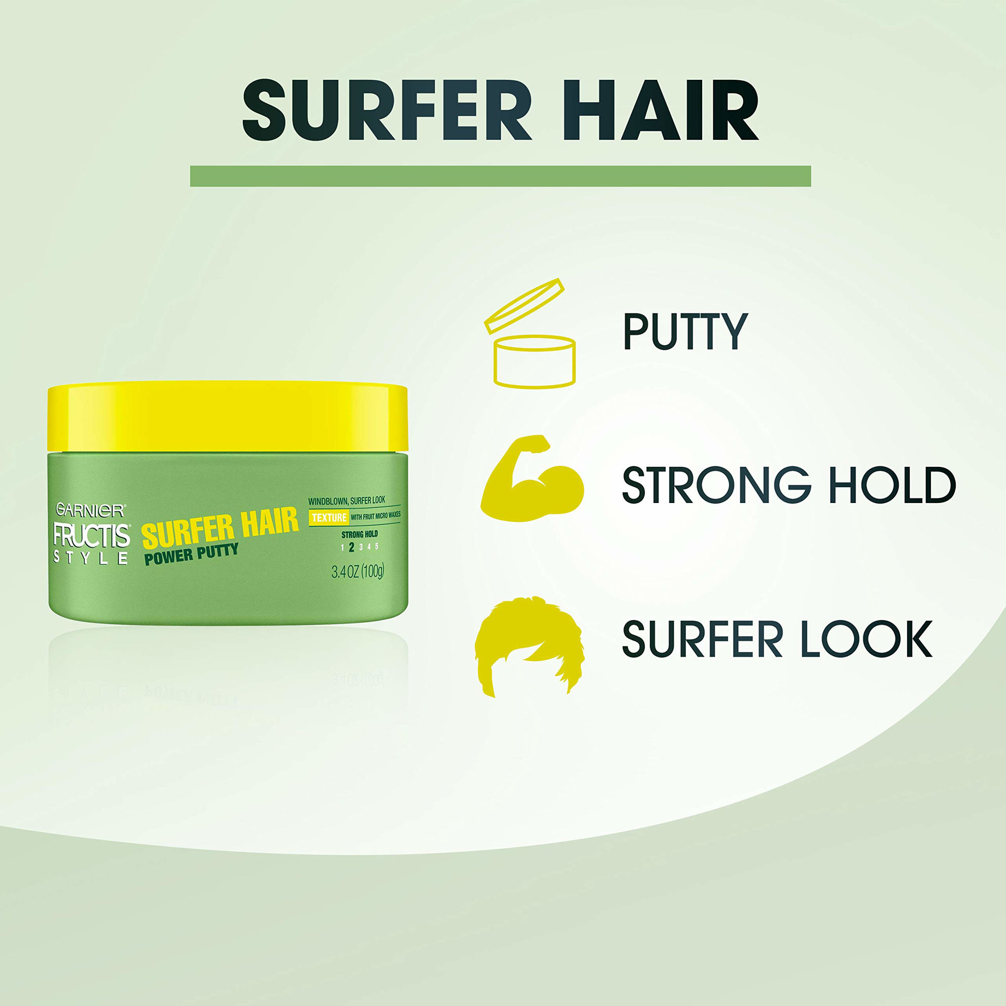 GetUSCart- Garnier Fructis Style Surfer Hair Power Putty, 3.4 Oz, 1 ...