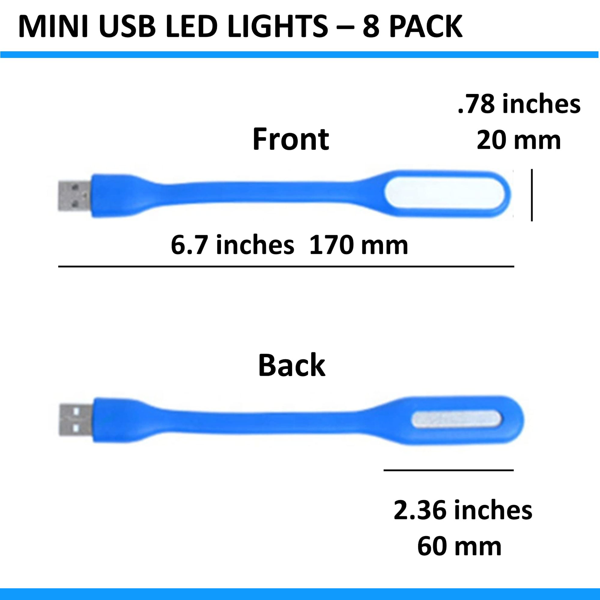 GetUSCart- Vinyl Ease Mini USB Flexible Light for Computers, USB Laptops Light, Adjustable USB ...